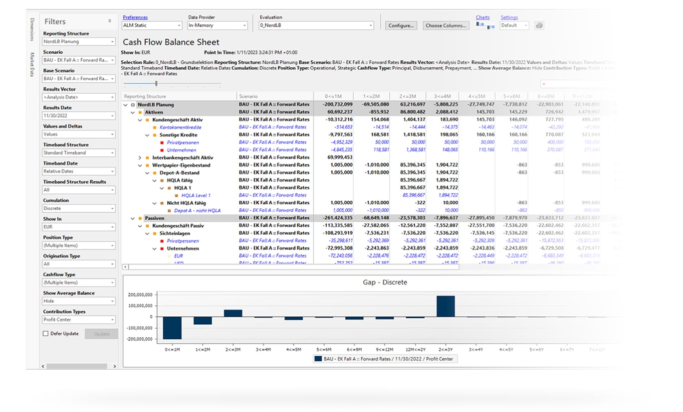 Balance Sheet Management Risk Software Tool
